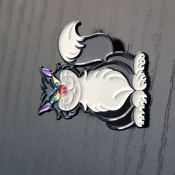 Disney | Jewelry | Disneys Cinderella Lucifer Cat Inspired Enamel Pin ...